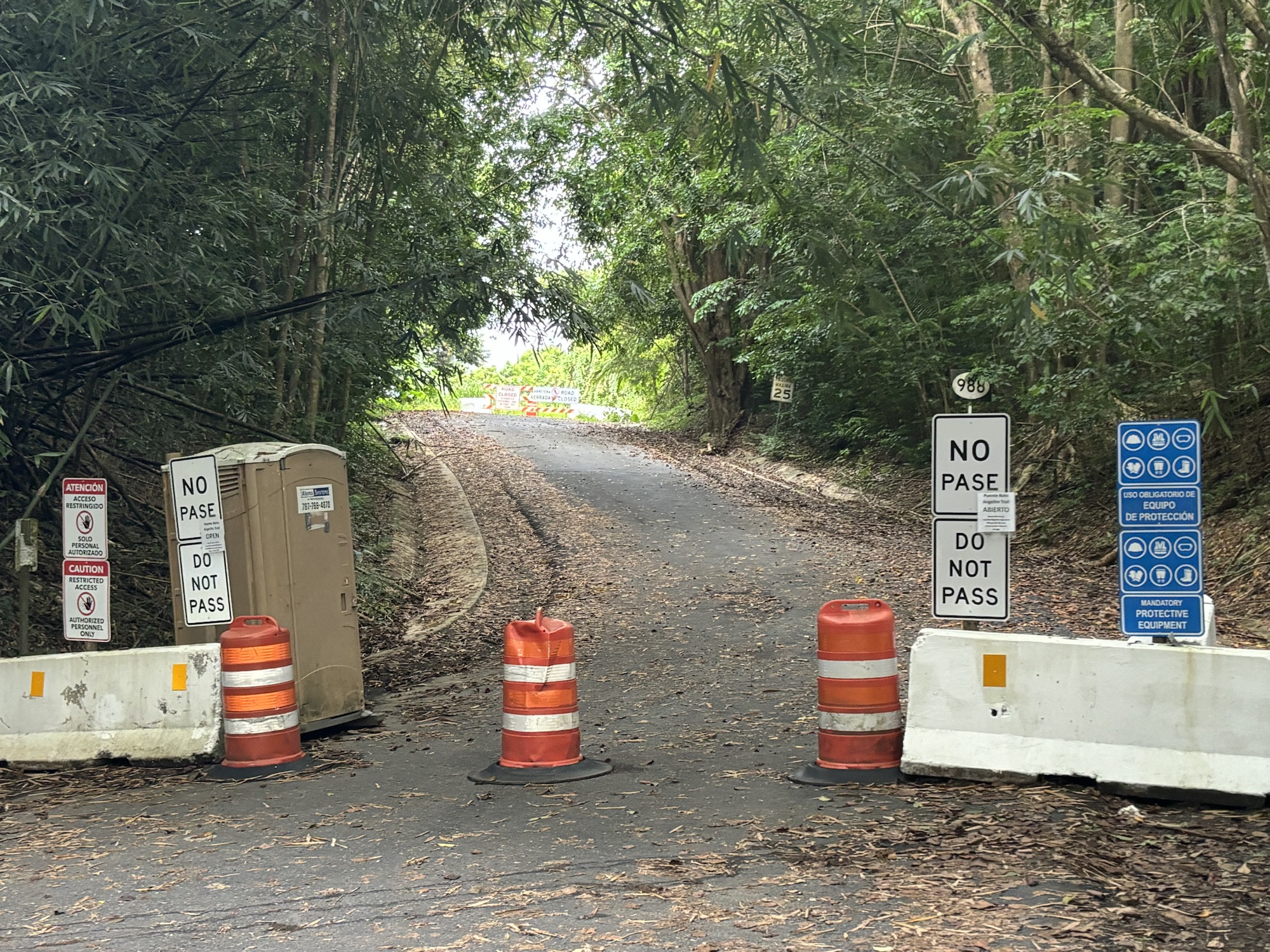 Una Foto habla por sí sola: otra carretera estatal cerrada en El Yunque ...