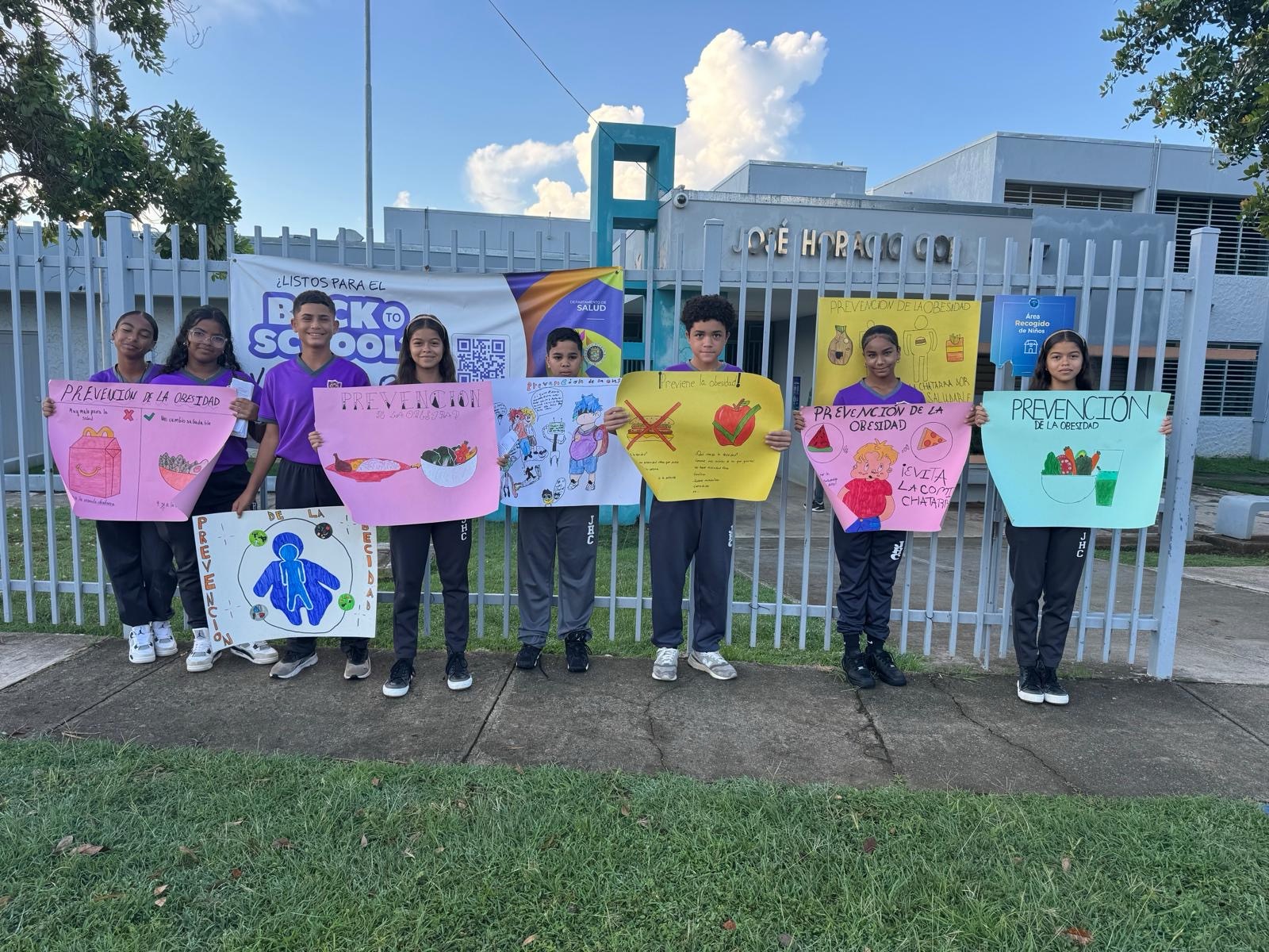 Campaña contra la obesidad en la Escuela José Horacio Cora – Prensa sin ...
