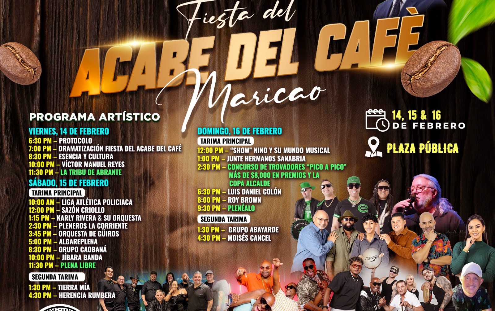 Celebran 43ra edición de la Fiesta del Acabe de Café en Maricao ...