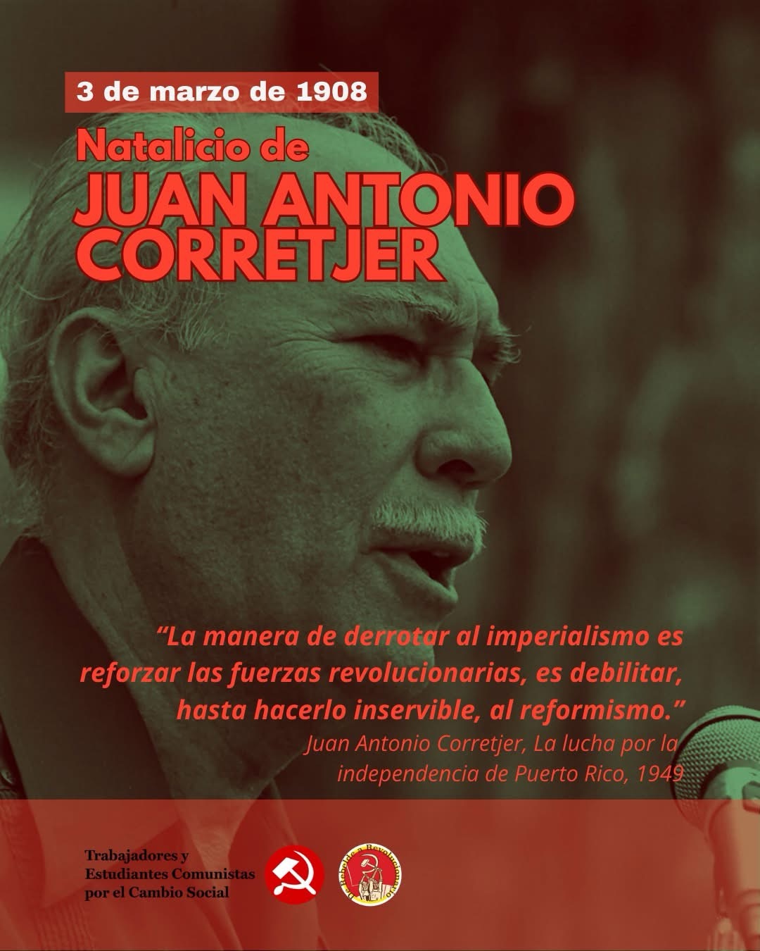 El pensamiento de Corretjer en su natalicio: ¿Reformismo o revolución ...